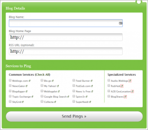 Top 10 Ping Sites To "Ping Your Blog" To Search Engines In 2025