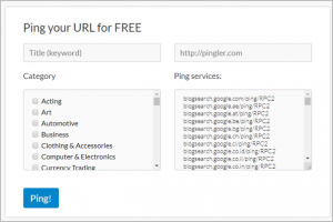 Top 10 Ping Sites To "Ping Your Blog" To Search Engines In 2025