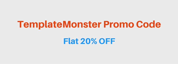 Template Monster Promo Code 2017 Flat 20 OFF 
